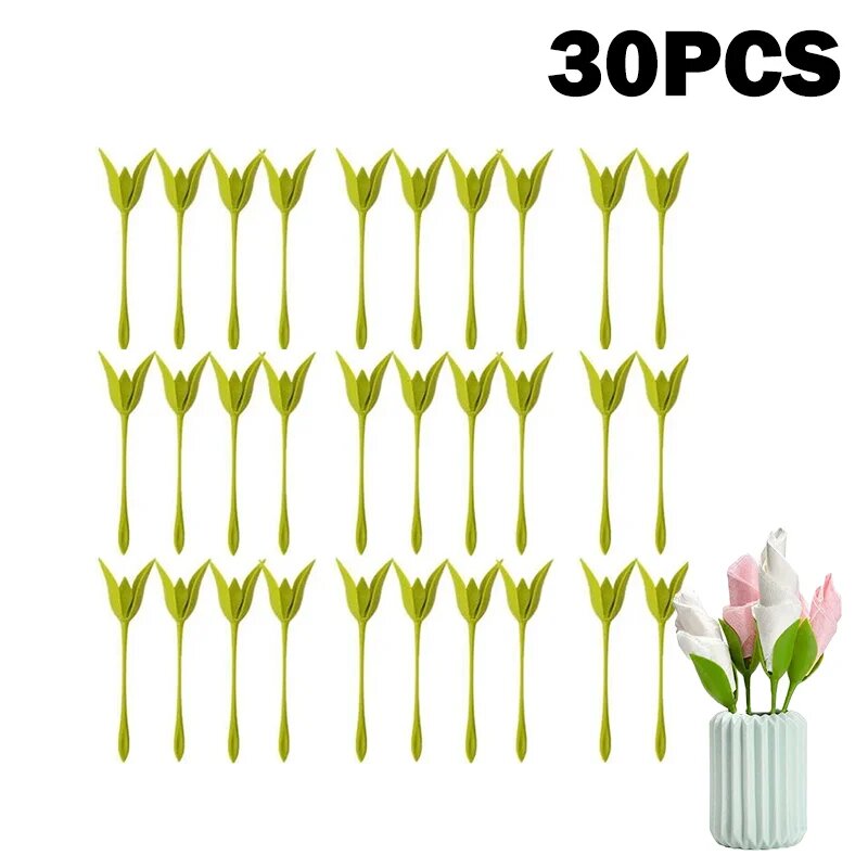 Кольца для салфеток из пластика (10 шт) 30PCS