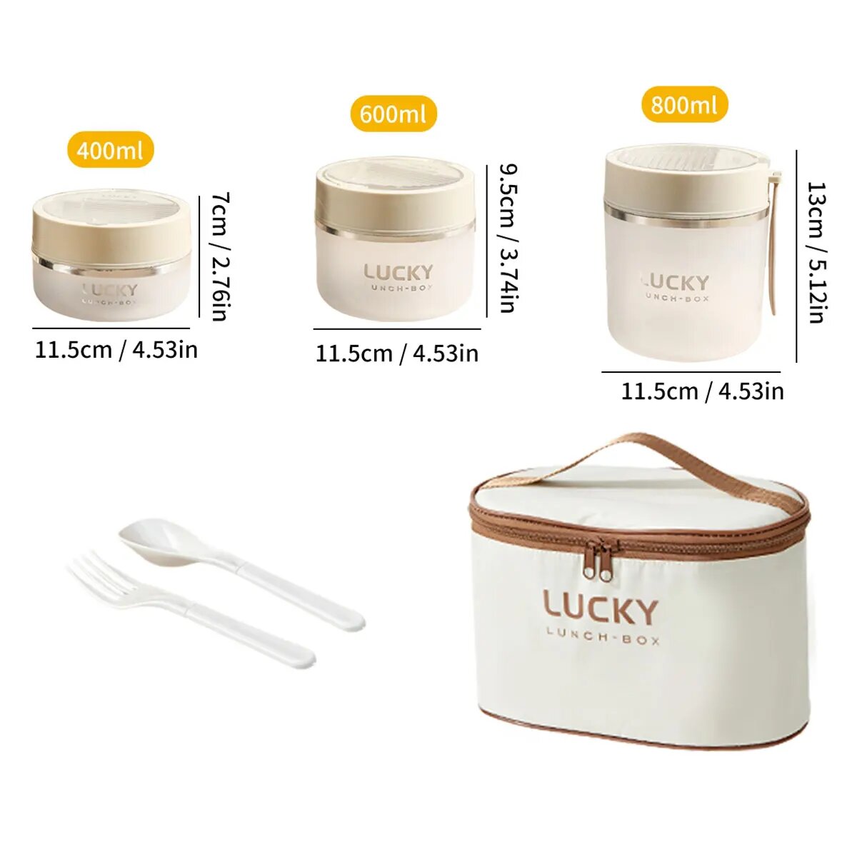 Ланч-бокс WORTHBUY пластиковый 1800ml Set