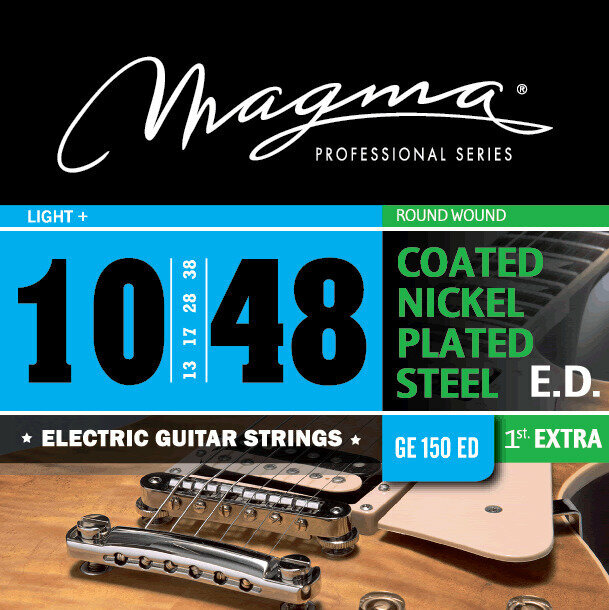 Струны для электрогитары Magma Strings 10-48 Сoated Nickel Plated Steel GE150ED