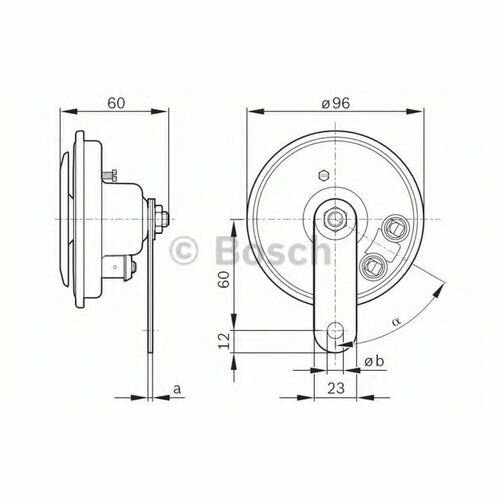 Звуковой сигнал Bosch 0986320132