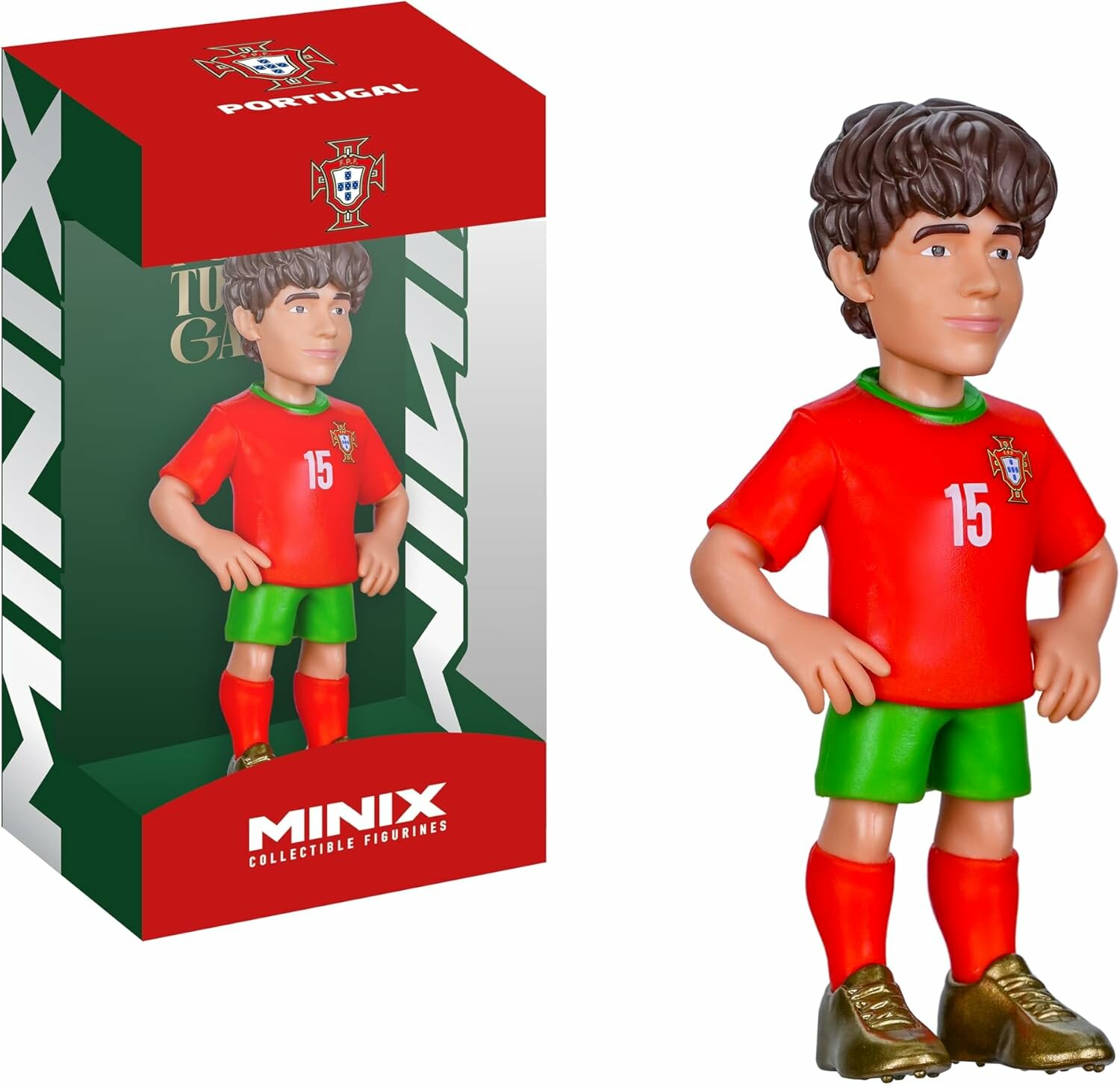 Фигурка MINIX Футбольные легенды - Neves/Жуан Невеш, Чемпионат мира #138/ Португалия,12 см - Миникс MN22892