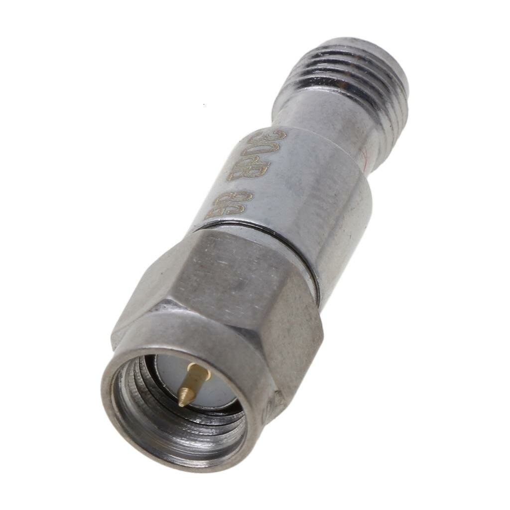 Аттенюатор SMA, 2 Вт, 0–6 ГГц, 40/30/20/10 дБ, 30DB