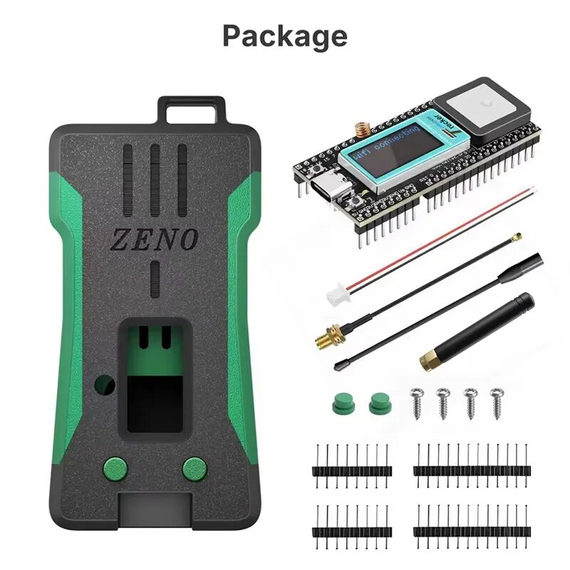 Беспроводной трекер Heltec Meshtastic с корпусом, ESP32S3 SX1262, GPS, 863-928MHz, With Soft Antenna