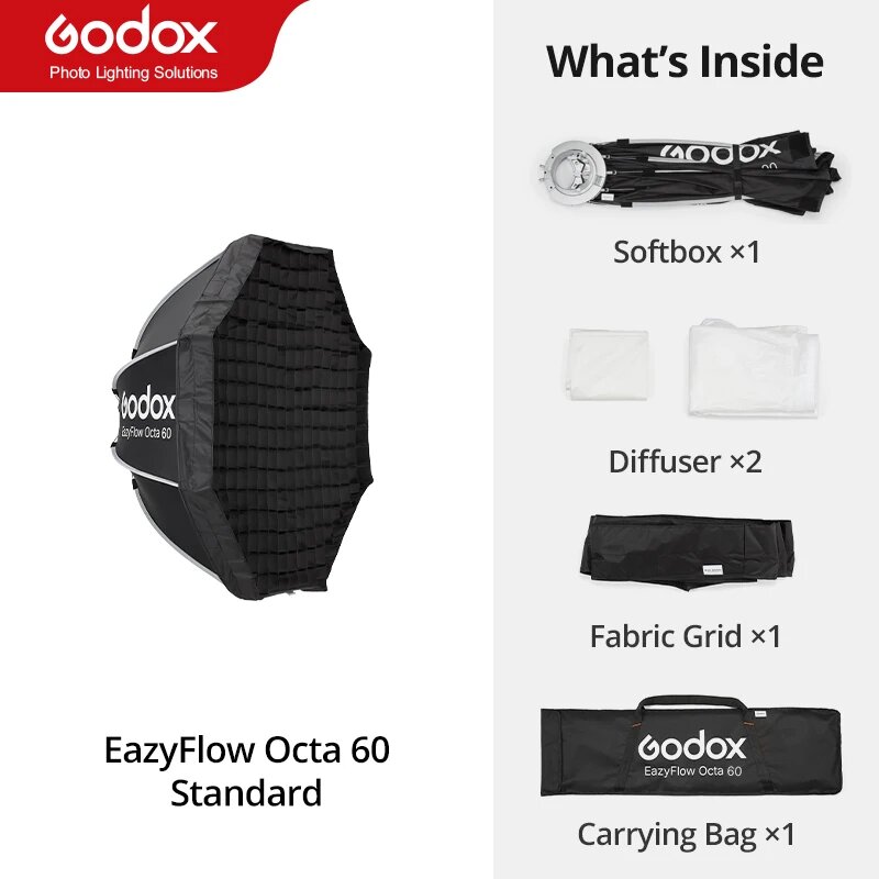 Godox EazyFlow Octa 60 софтбокс