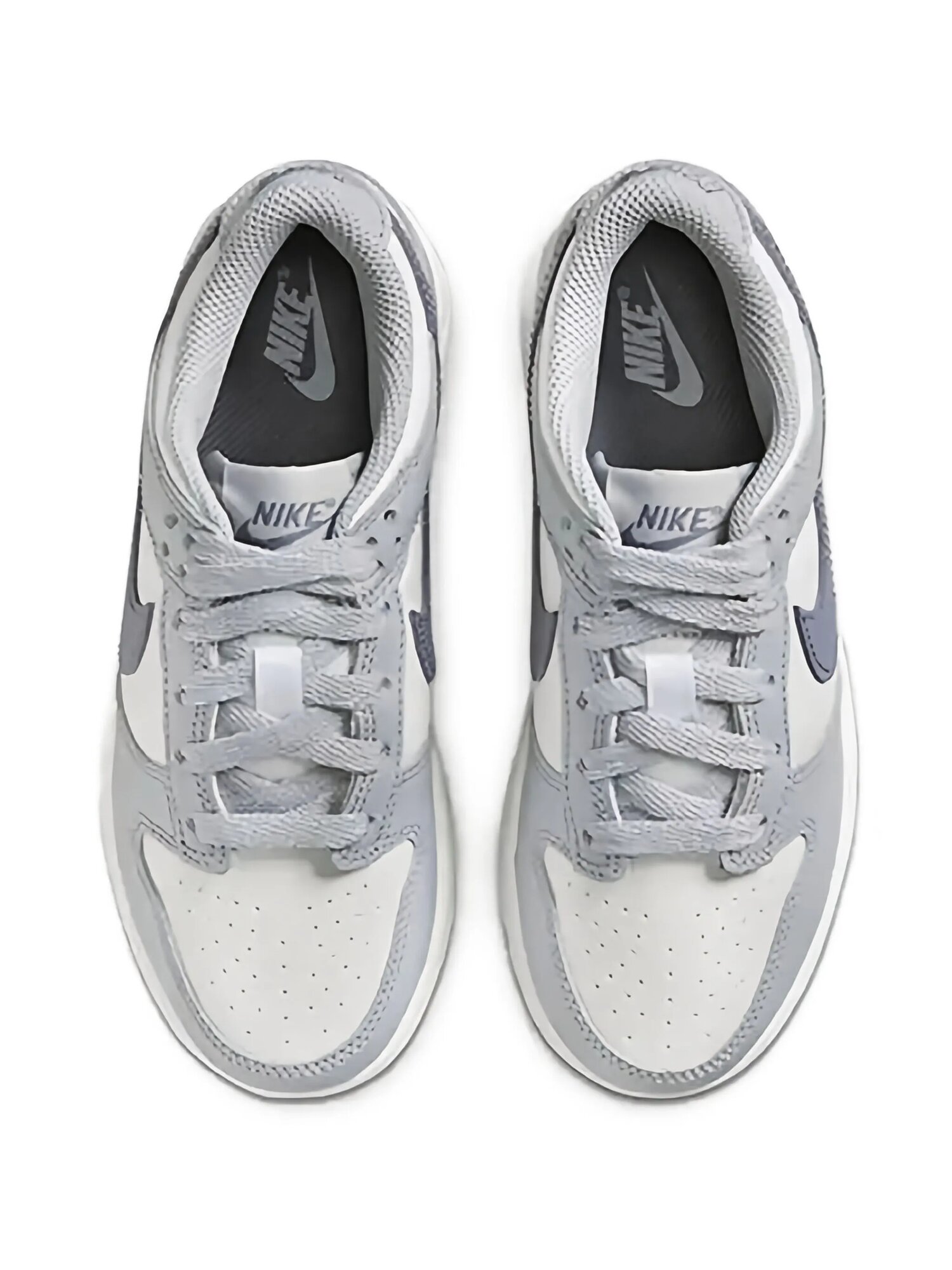 Кроссовки NIKE Dunk Low Light Carbon, размер 32 EU, серый — фото 1