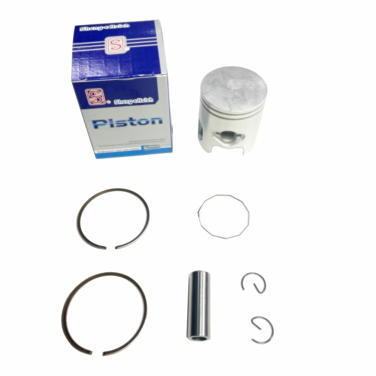 Поршневой комплект Stels 65cc Китайская Yamaha (1EQMB, d-44mm, палец d-12mm )