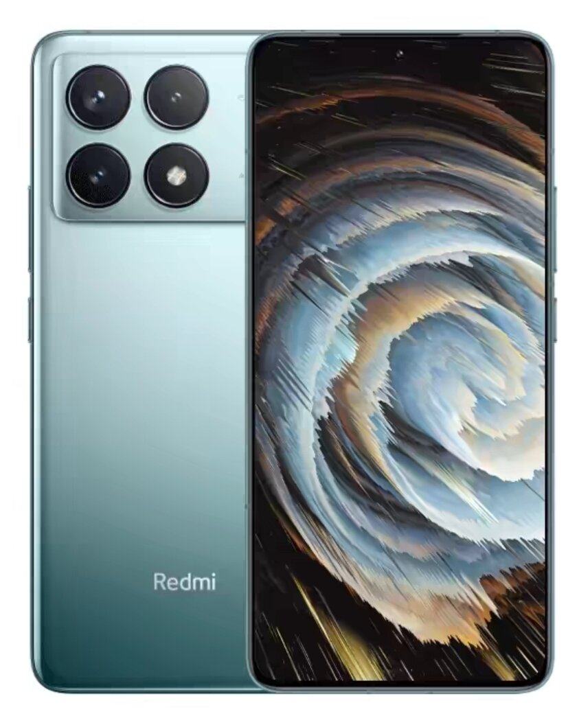 Китайская версия смартфона Redmi K70 5G Snapdragon 8 Gen 2 16+1TB Blue