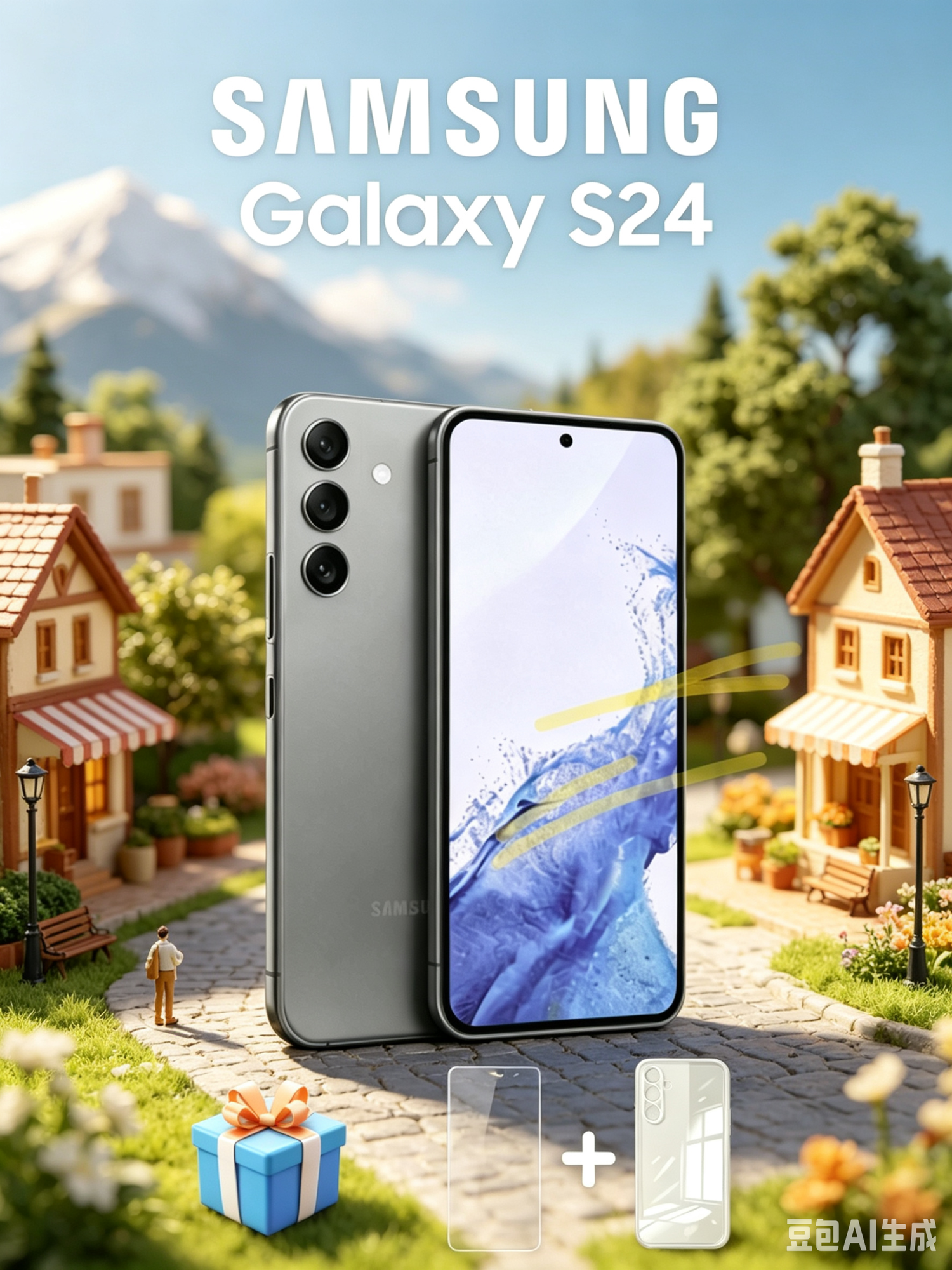 Смартфон Samsung Galaxy S24 8/256 ГБ, nano SIM + eSIM, Marble Gray