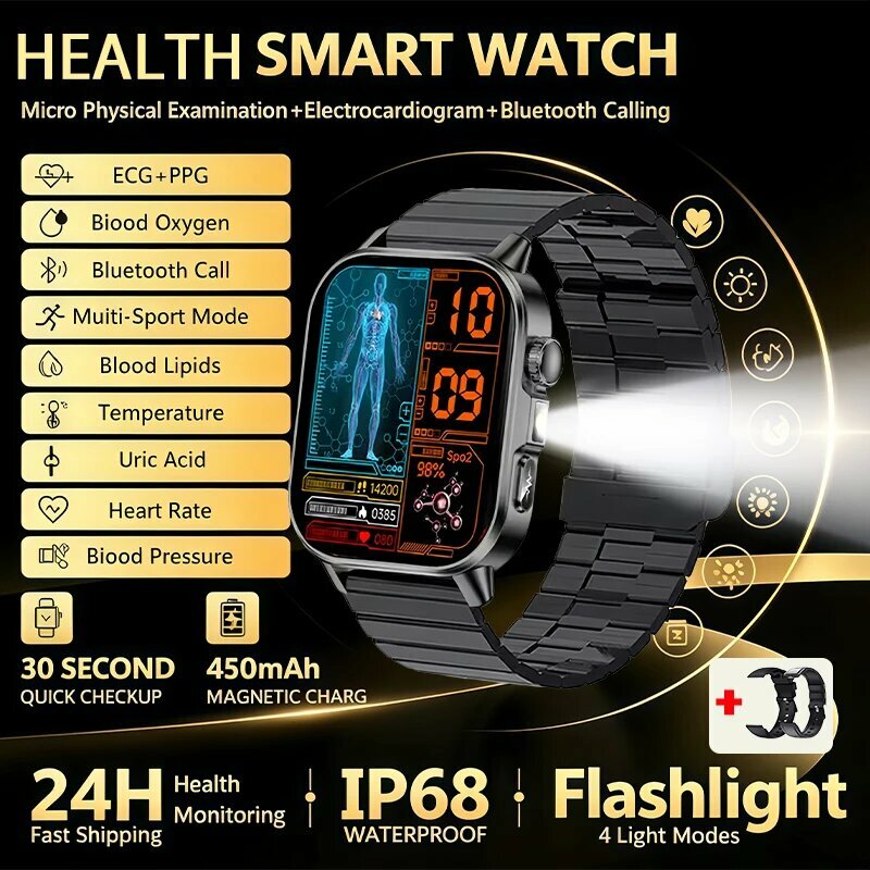 Smartwatch Black Steel B 2A с трекером здоровья