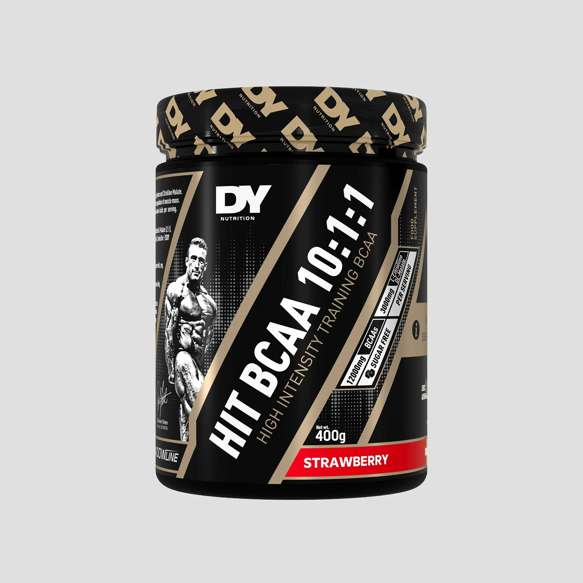 БЦАА Dorian Yates Nutrition HIT BCAA 10:1:1 400 г (Клубника)