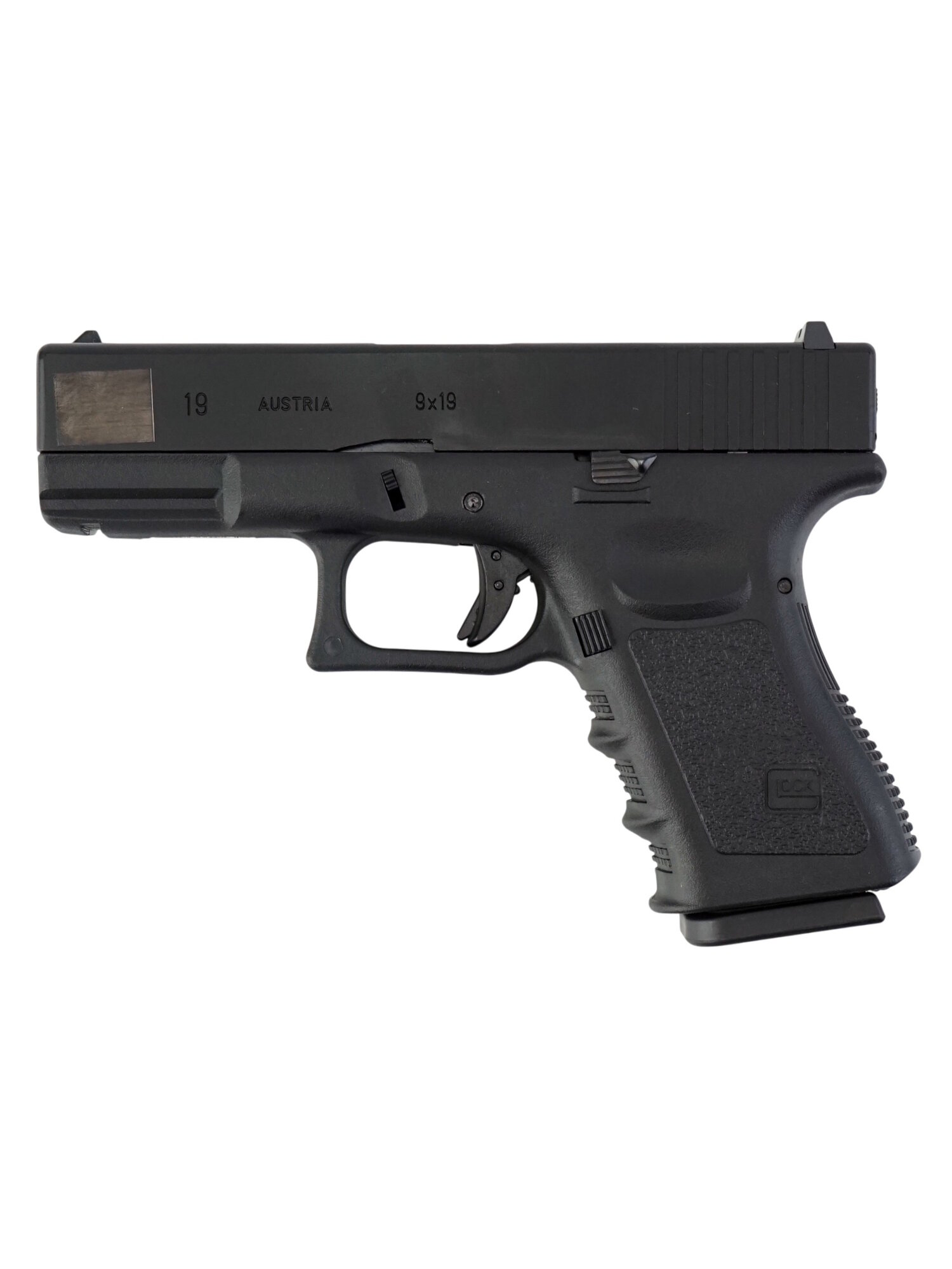 Страйкбольный пистолет East Crane Glock 19 Gen.3 GBB Black (EC-1301-BK)