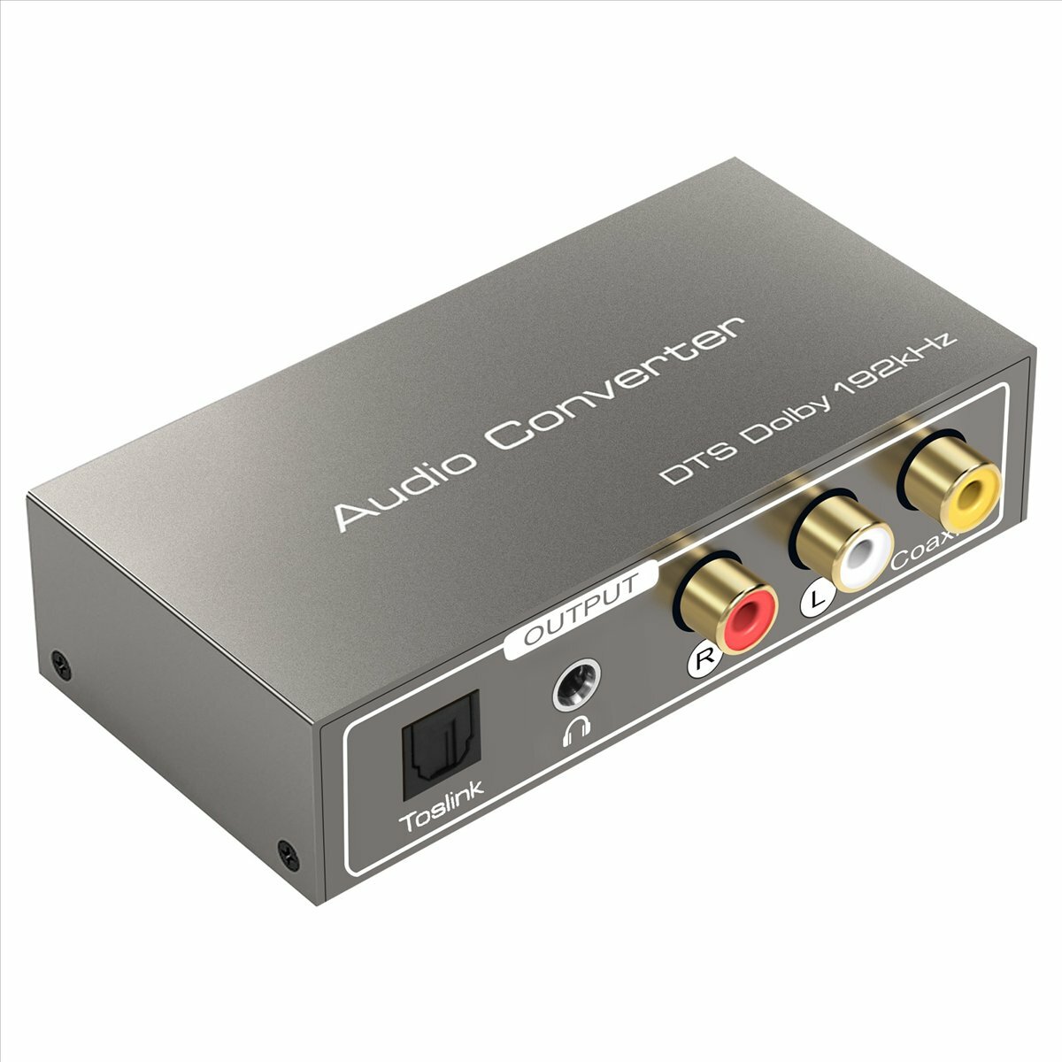 192 кГц ЦАП аудио конвертер Toslink оптический коаксиальный HDMI-совместимый ARC в адаптер L / R 3,5 мм