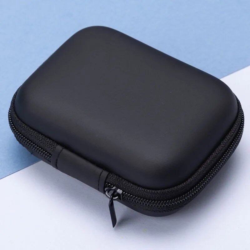 Органайзер для хранения проводов, Чехол для жесткого диска, USB-кабелей, Наушников, Черный, 170x90 мм