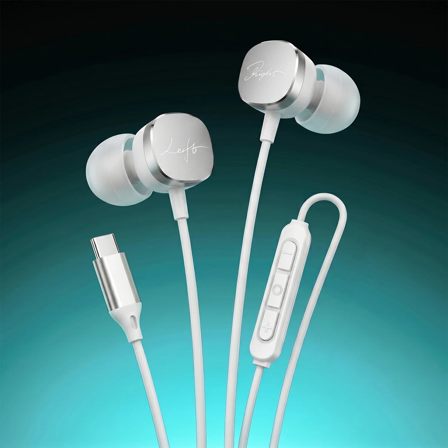 Проводные наушники Type-C HiFi Metal Samsung Galaxy White Type C
