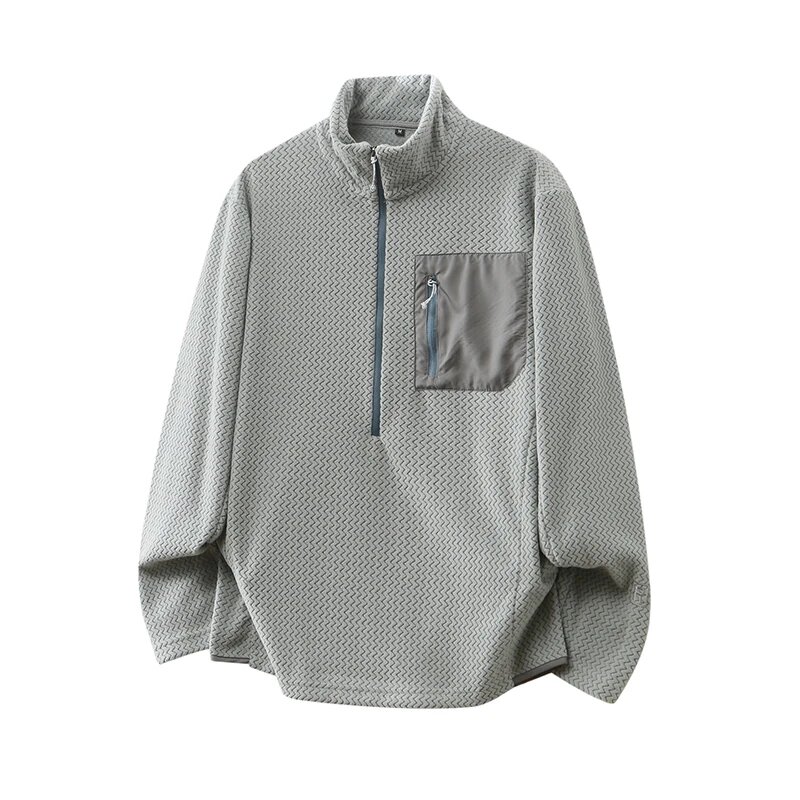 Флисовая куртка для активного отдыха Серый, M, Light gray