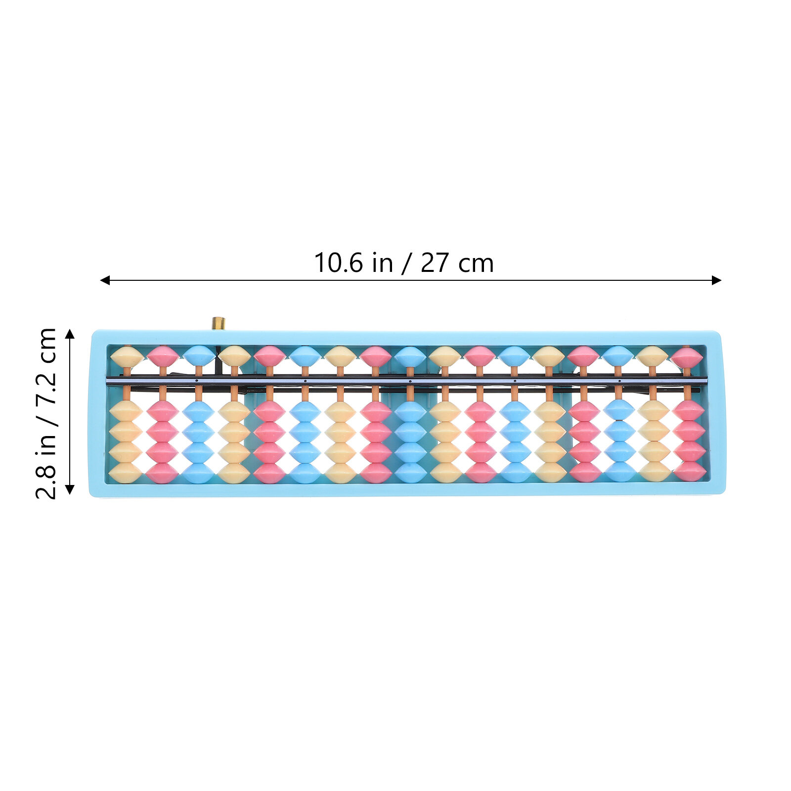 Китайский Абакус Из Пластика Для Обучения Математике 27.00X7.20X1.50Cm