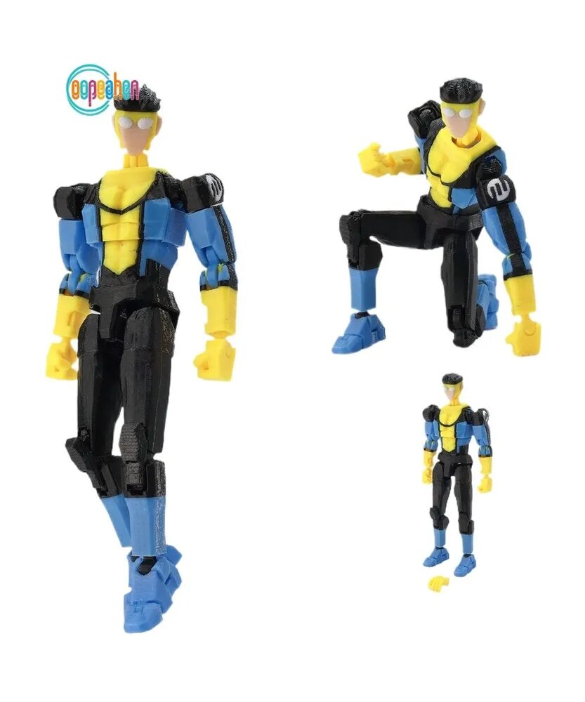 Фигурка Марк Грейсон из Неуязвимого( Invincible-14cm), 3D-печатная подвижная модель, подарок анимешнику и коллекционеру