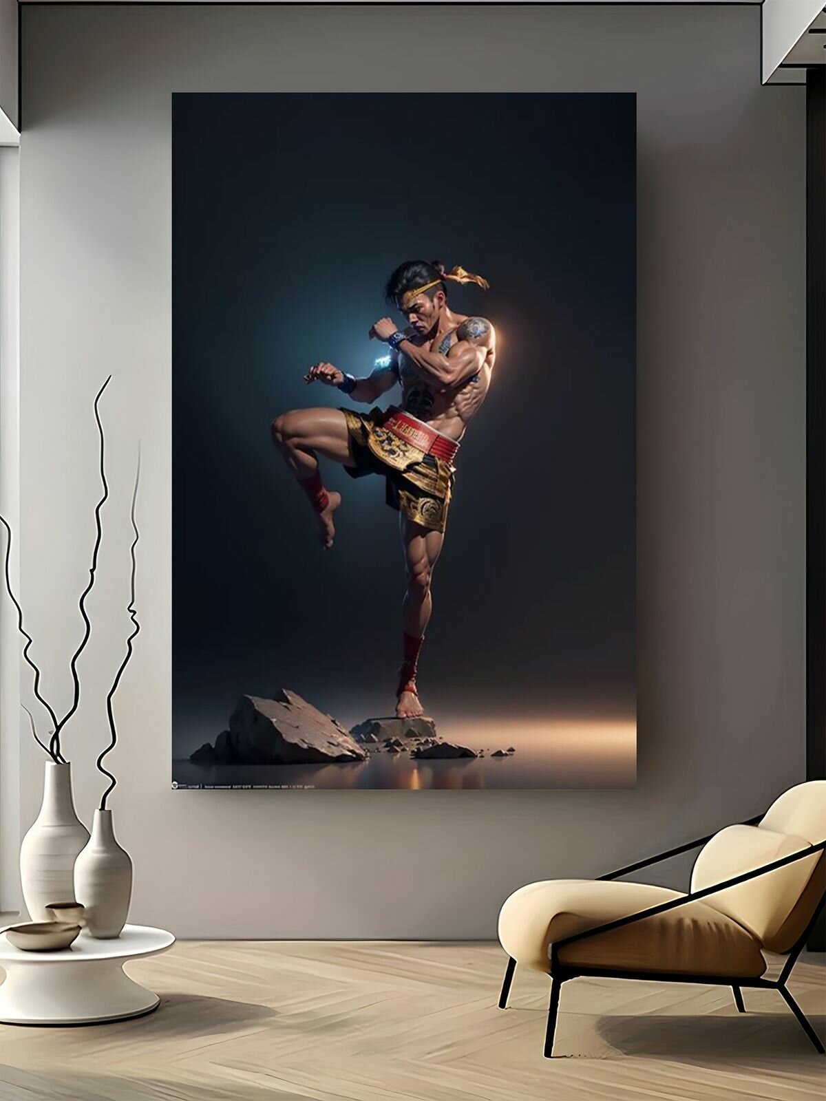 Картина "Печать струй" 55x85 см