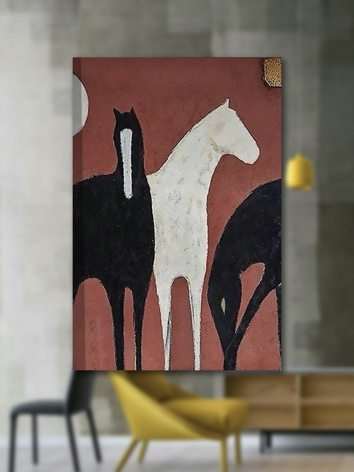 Картина "Печать струй" 50x75 см