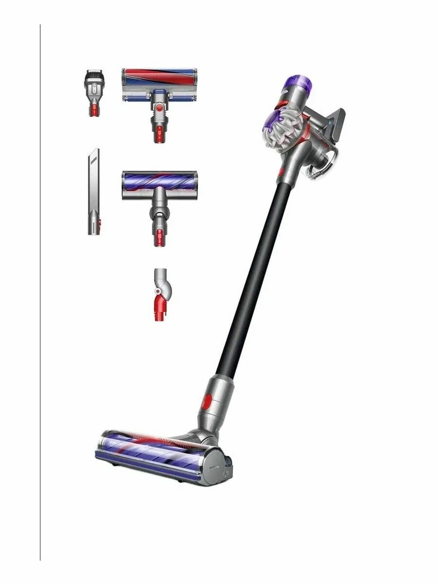 Dyson V8 Total Clean Вертикальный пылесос, серый