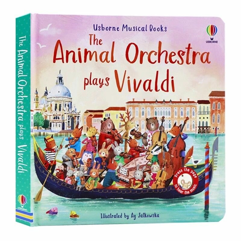 Книга со звуком Usborne, The Animal Orchestra plays Vivaldi
