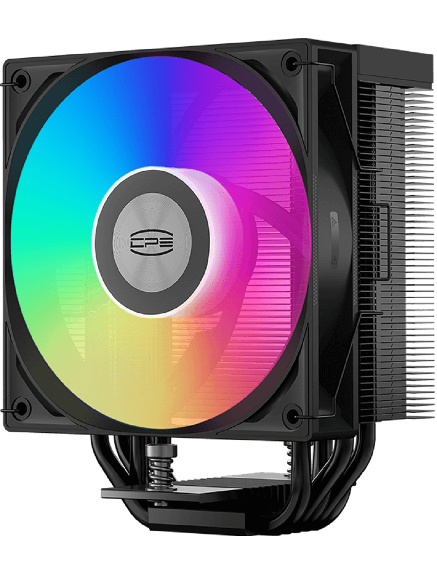 Кулер PCCOOLER RT500, ARGB-подсветка, 1 вентилятор, 73.32 CFM, 34.9 dBA
