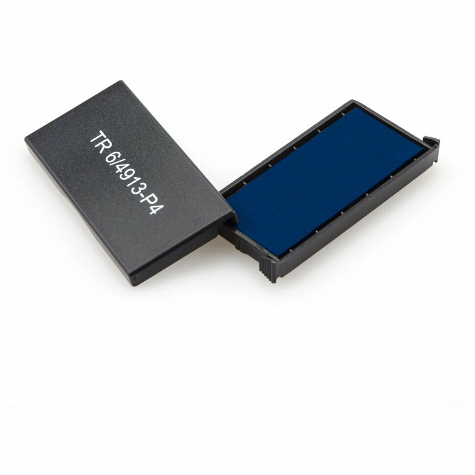 Подушка сменная 59х23 мм, синяя, для Trodat 4913P4, 171100060, 239396
