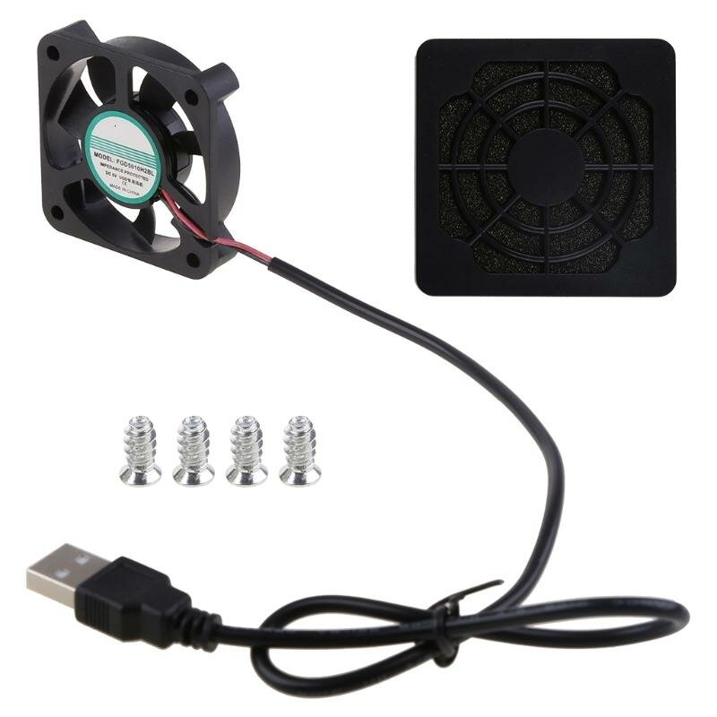Вентилятор 50x50 мм USB 5V с кабелем 45 см