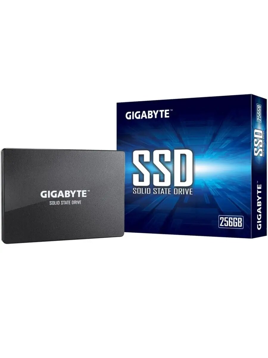 SSD-накопитель GIGABYTE GP-GSTFS31256GTND, 256GB, 2.5", SATA-III, черный