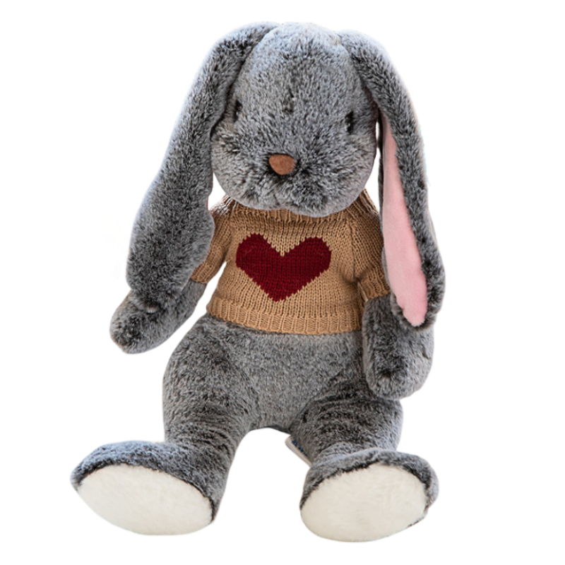 Плюшевая кукла унисекс Mise Кролик, 35CM EU, Khaki love sweater Bashi Rabbit [sweater]
