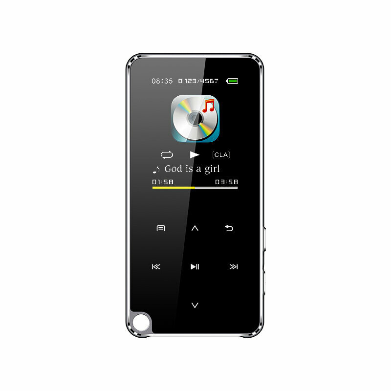 Bluetooth MP3 проигрыватель с TF-картой, поддержка MP4, HIFI звук, 4 ГБ памяти для студентов