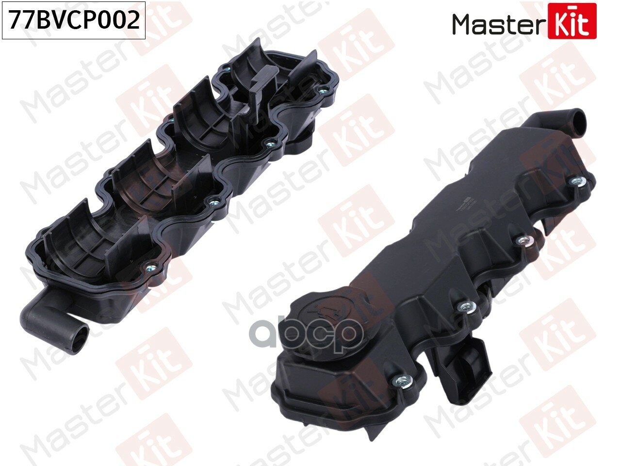 Крышка клапанная CHEVROLET Lanos (T100, T150) 05-, DAEWOO Nexia (N150) 08- (A15SMS, A13SMS) MasterKit арт. 77BVCP002