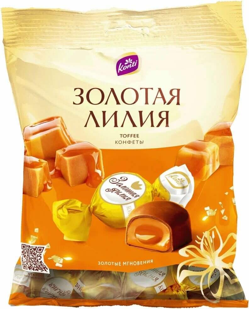Конфеты Конти Золотая лилия 200 г