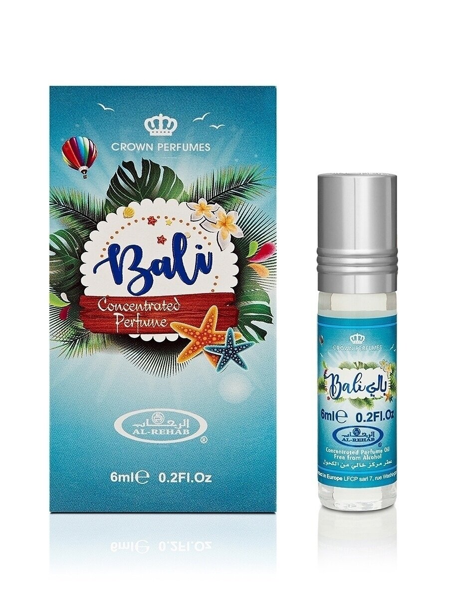 Арабские масляные духи Al Rehab Bali, 6 мл
