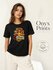 Футболка ONYX PRINTS, размер XXS, черный