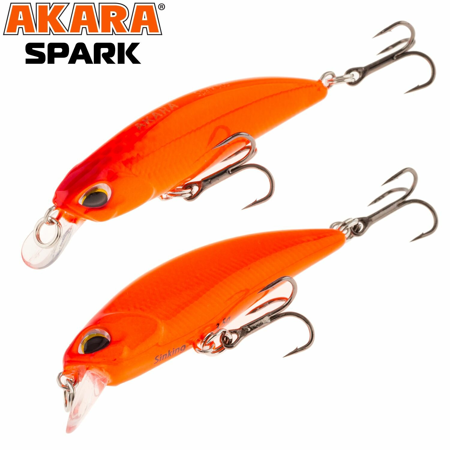 Воблер Akara Spark 50S 3,5 гр. (1/8 oz 2,0 in) A163