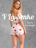 Пижама V La Senko с шортами и майкой, размер S, белый, красный
