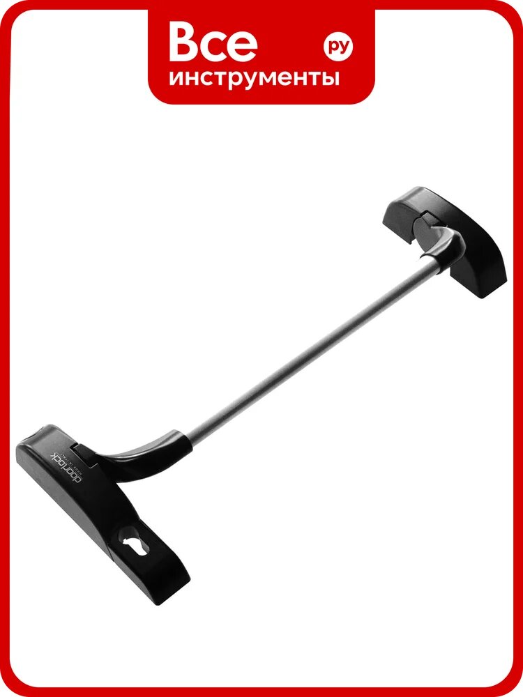 Механизм антипаник бара Doorlock DL PD910FR-BAR PZ72mm, черный, огнестойкий, без внешней ручки 75445