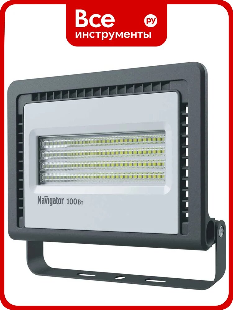 Светильник Navigator NFL-01-100-6.5K-LED, 100Вт, IP65, холодный белый свет