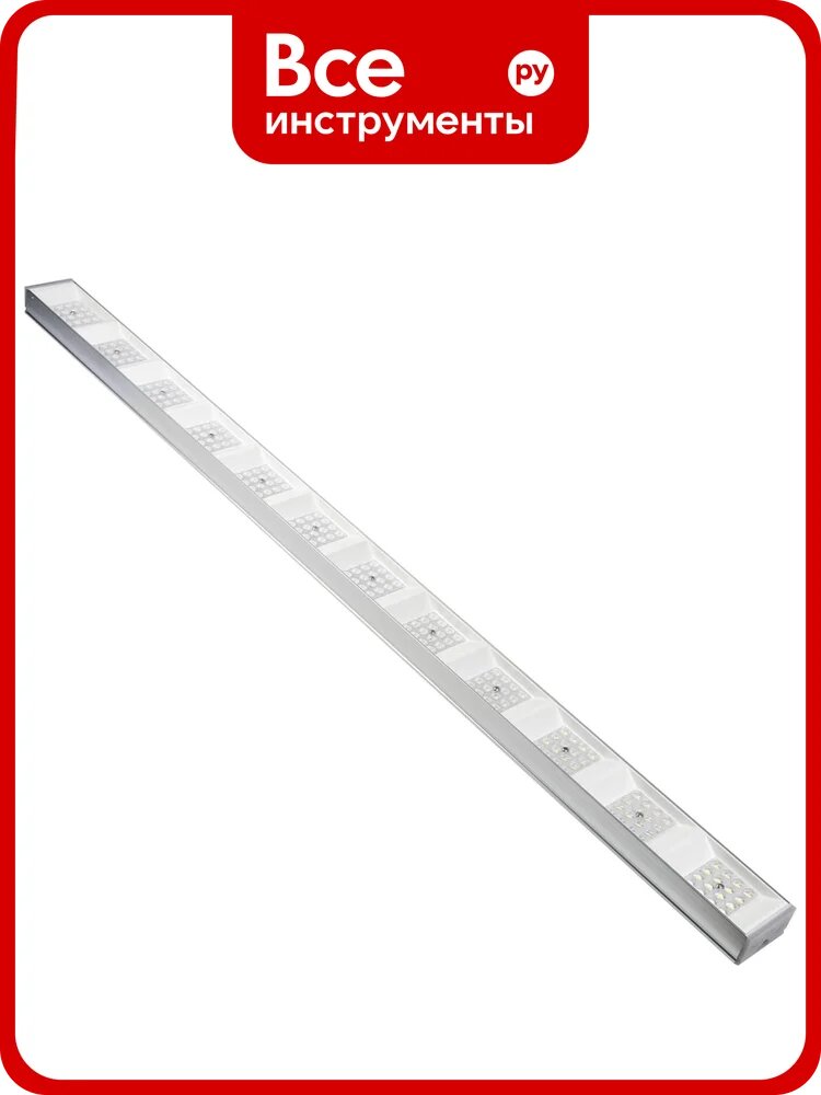 Светодиодный накладной светильник Uniel Ulo-el120b-100w/4000k/k silver linkable соединяемый, белый свет