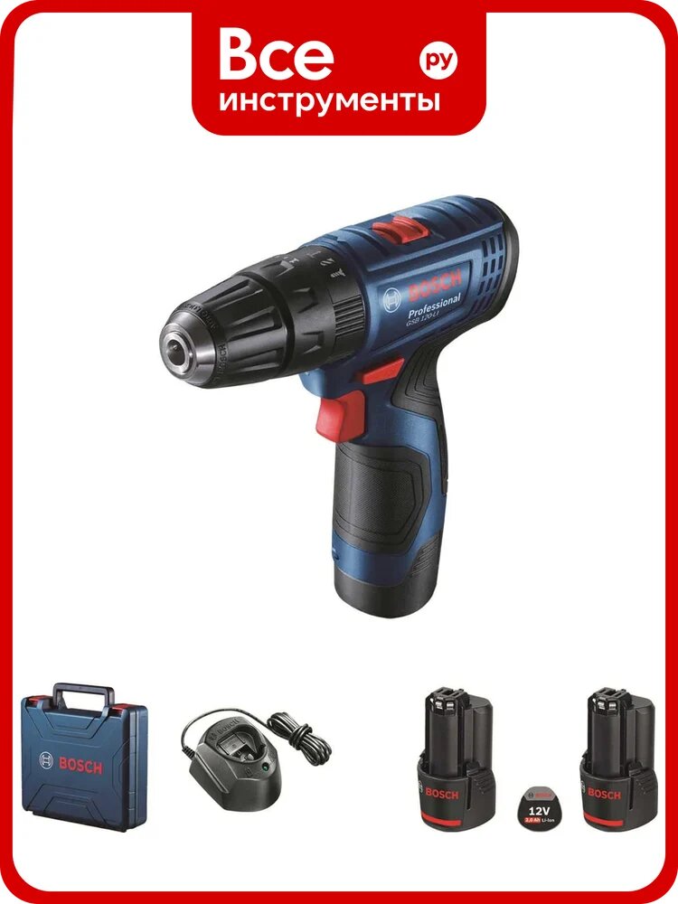 Аккумуляторная дрель-шуруповерт Bosch GSB 120-LI 06019G8100