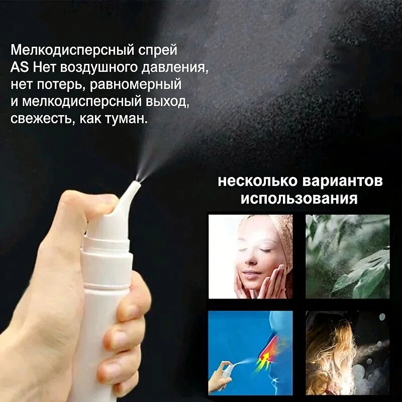 Бутылка для назального спрея/бутылка для промывания носа портативная 50 мл