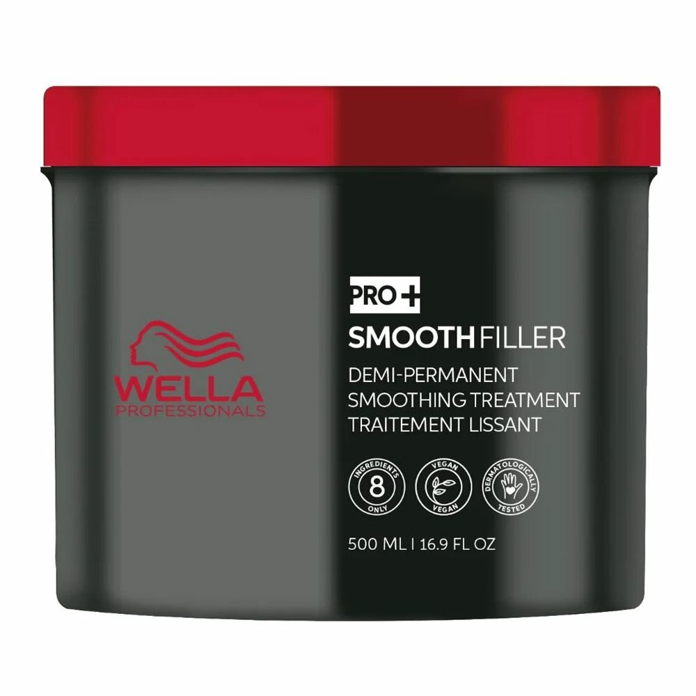 Концентрат Wella Professionals Nutricurls Pro+ SmoothFiller Demi-Permanent Smoothing Treatment, Филлер для разглаживания волос, 200 мл
