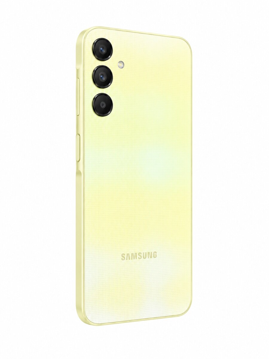 Samsung Galaxy A25 SM-A256B смартфон, экран 120Гц, три камеры, 128 ГБ, желтый