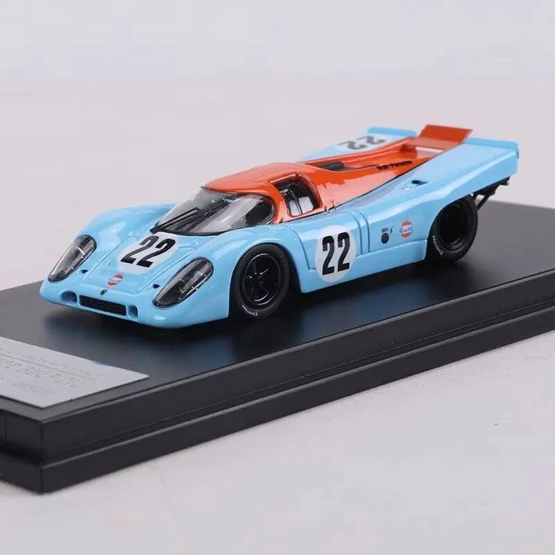 Миниатюрная модель автомобиля из литого металла Порше 917K модель автомобиля Игрушки 1:64 Porsche 917K