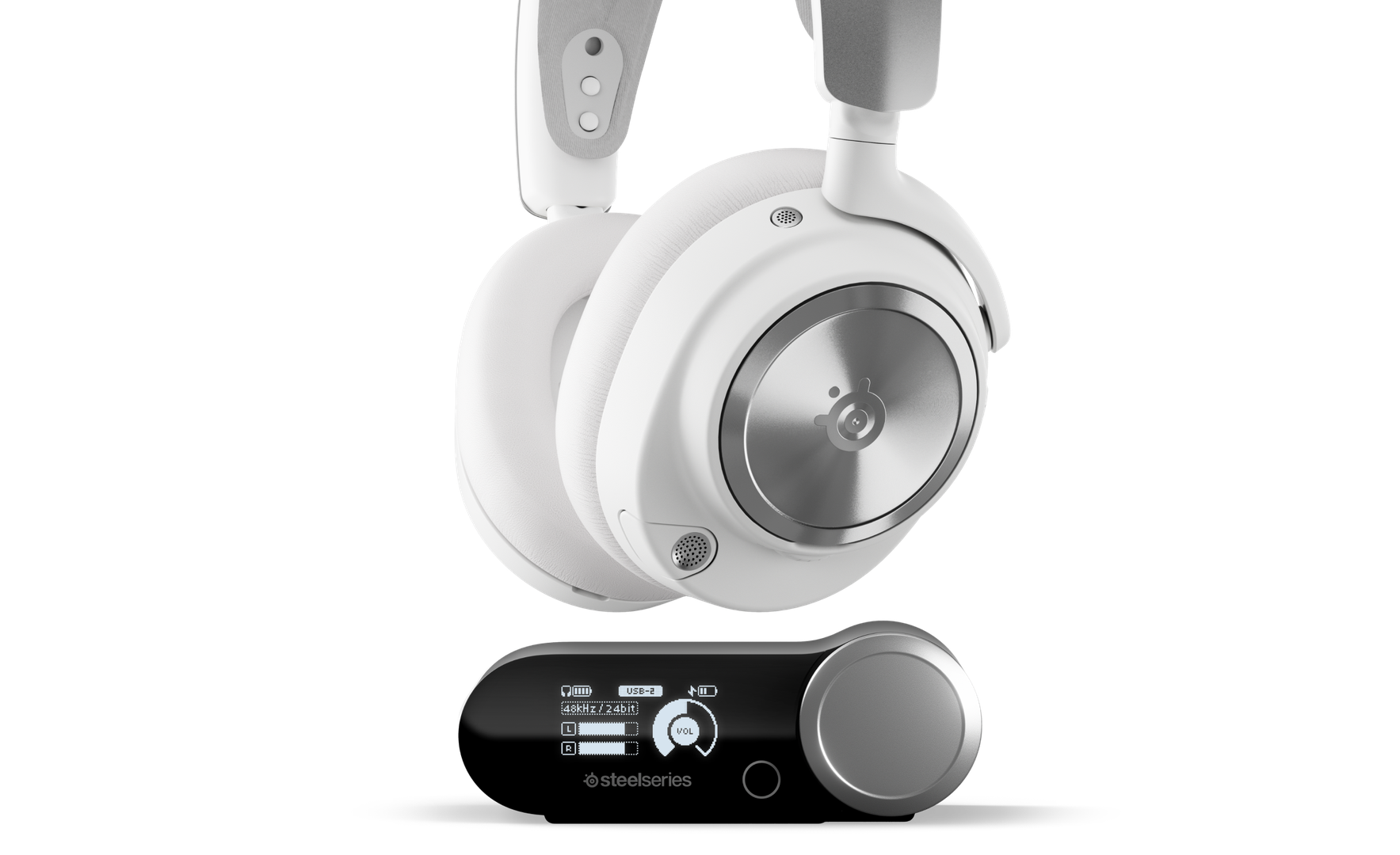 Компьютерная гарнитура SteelSeries Arctis Nova Pro, White/Белый