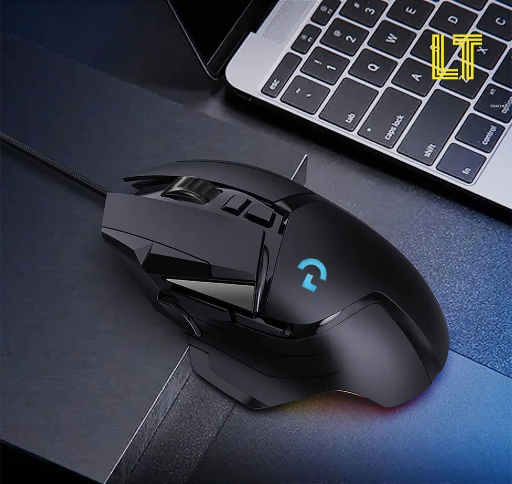 Игровая мышь проводная G502 HERO, черный