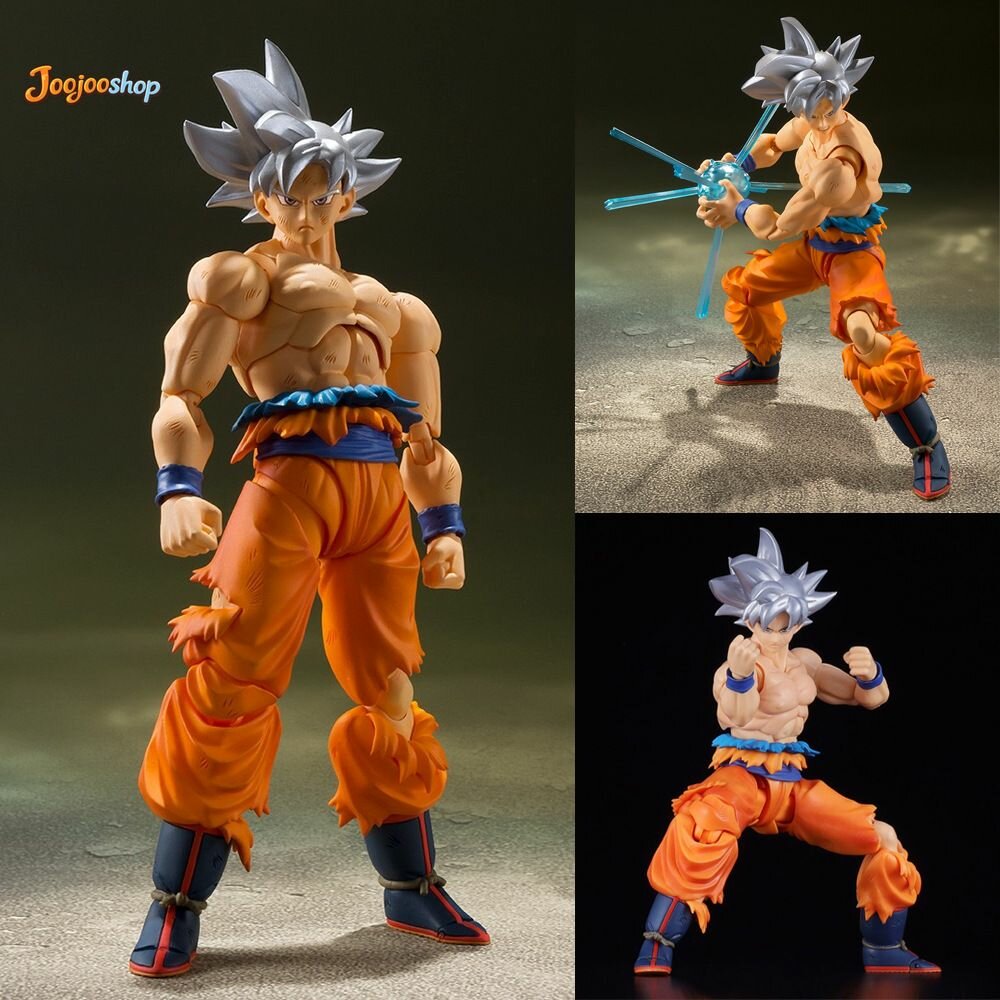 Подвижная экшен-фигурка Сон Гоку Ультра Инстинкт Драконий жемчуг Dragon Ball, модель в коробке