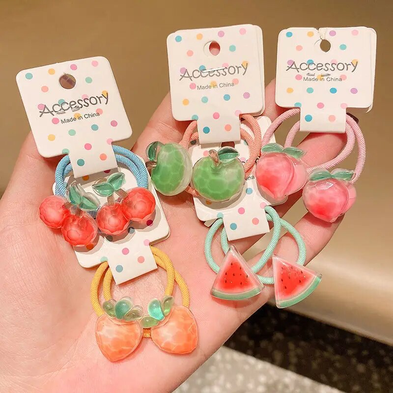 Детские резинки для волос со звездами 2 шт. 5 pairs