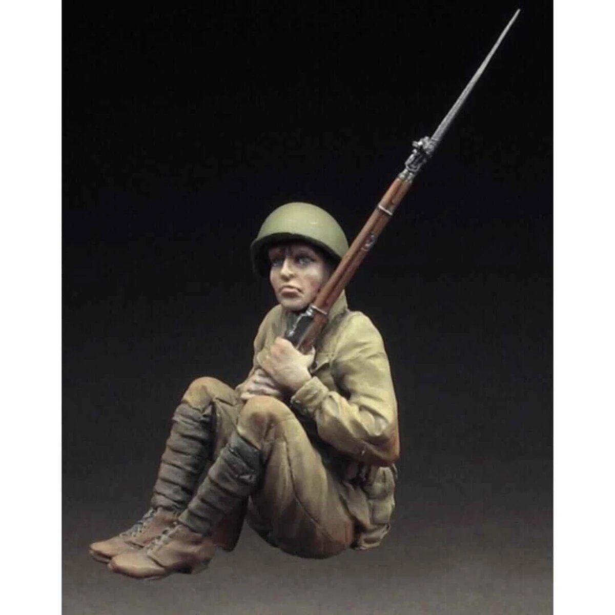 Модель солдата СССР 1/35 из резины GK 1067R
